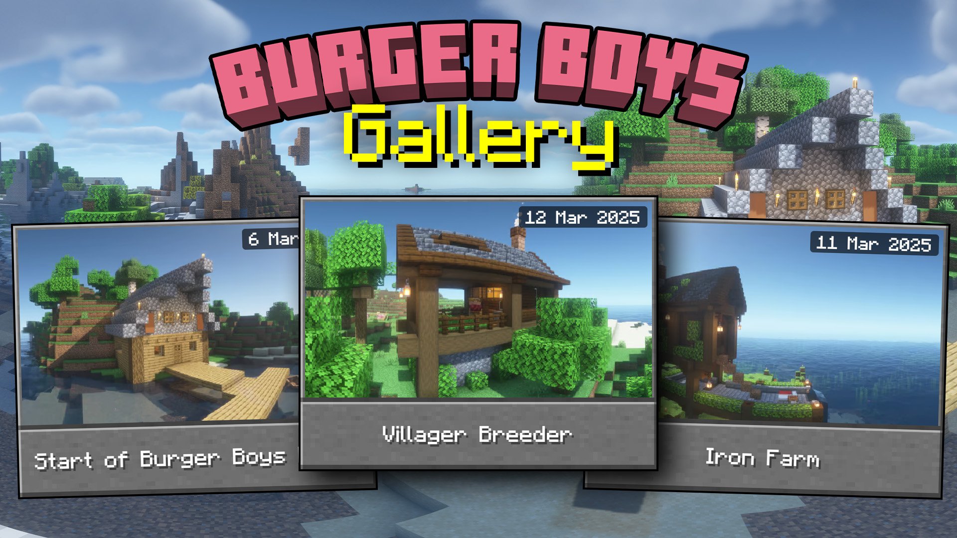Burger Boys Minecraft | Gallery of our World — burgerboys.tv